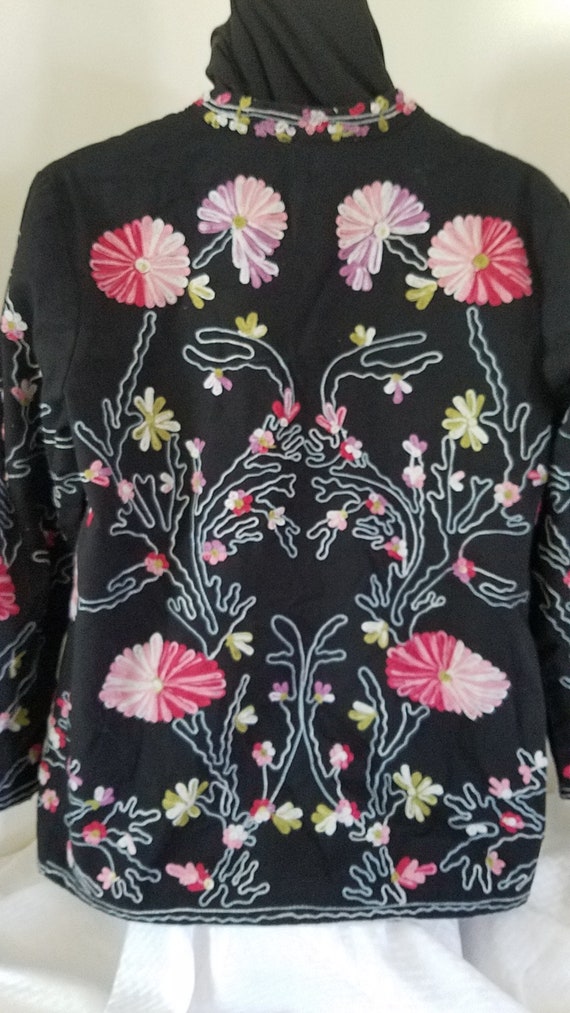 Vintage Embroidered Jacket - Gem