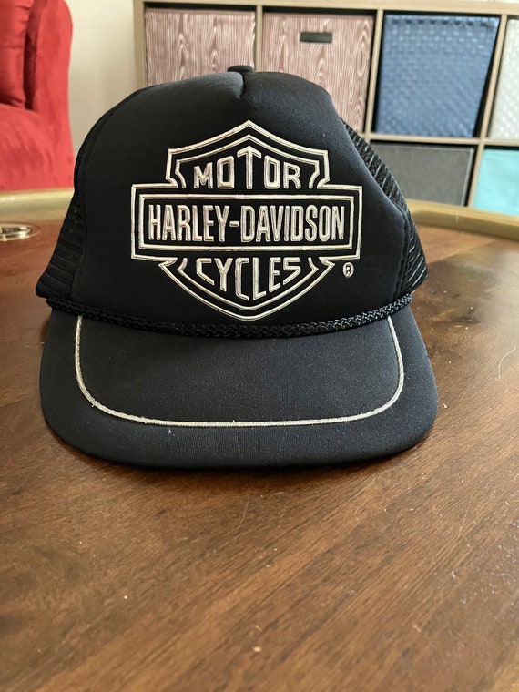 harley davidson trucker hat - Gem