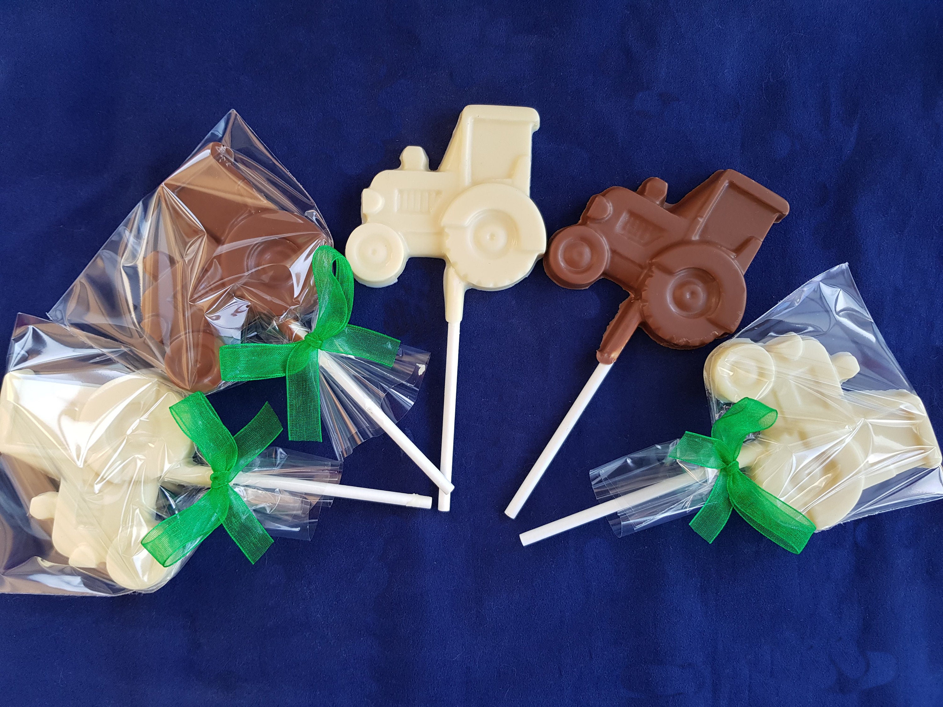 Belgian Chocolate Tractor Lollipops Party Bag Fillers - Etsy UK