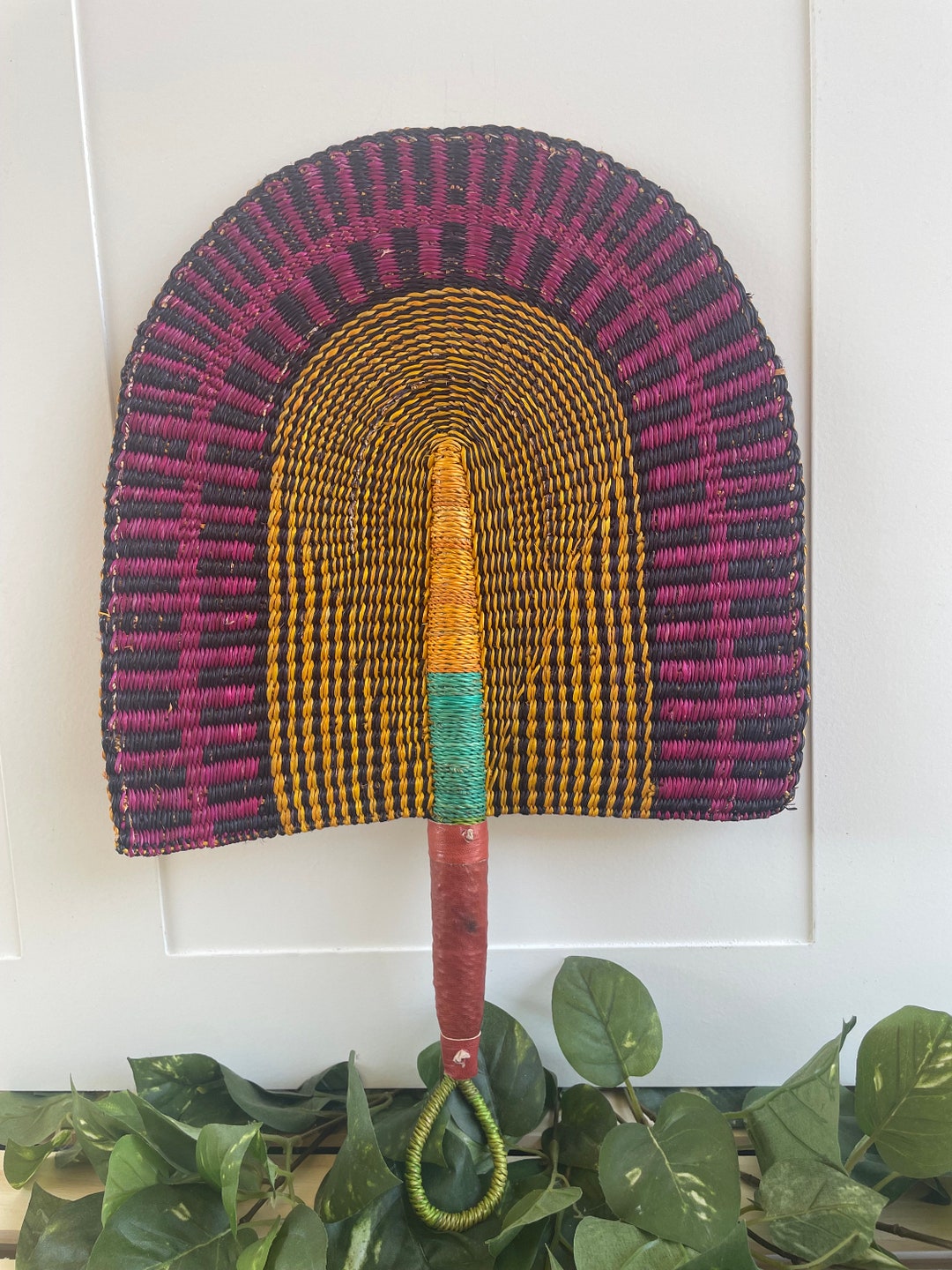 Handwoven Bolga Fan African Fan African Wall Decor - Etsy