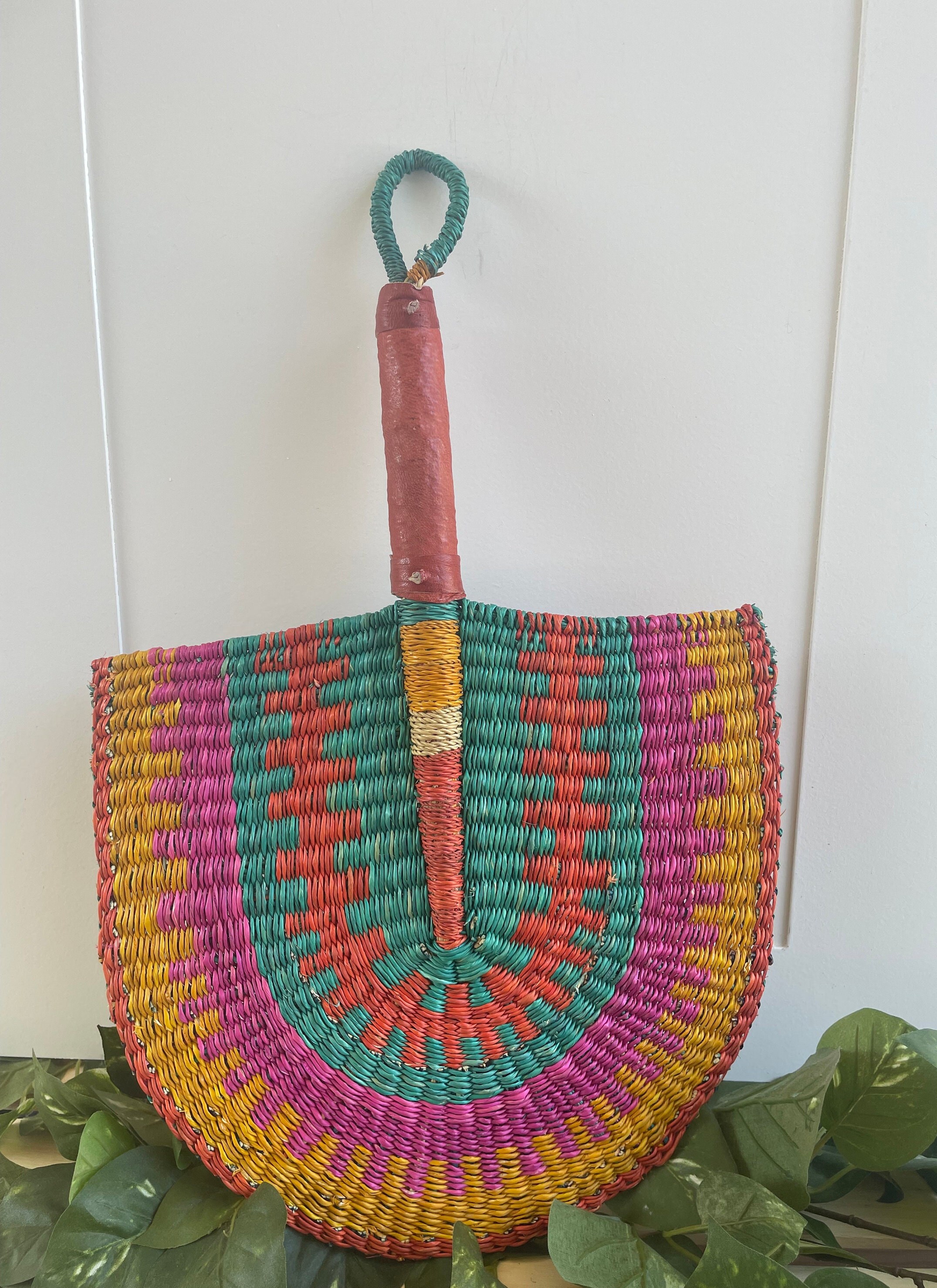 Handwoven Bolga Fan African Fan African Wall Decor - Etsy