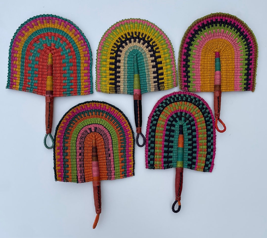 Handwoven Bolga Fan, African Fan, African Wall Decor, Decorative Fan ...