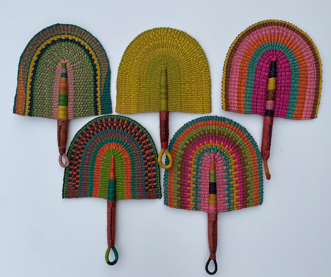 Handwoven Bolga Fan, African Fan, African Wall Decor, Decorative Fan ...