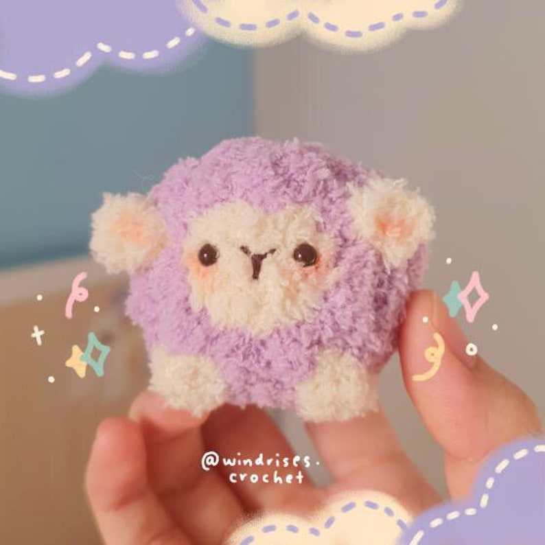 Crochet Sheep Puff Plushie PATTERN - Etsy Canada