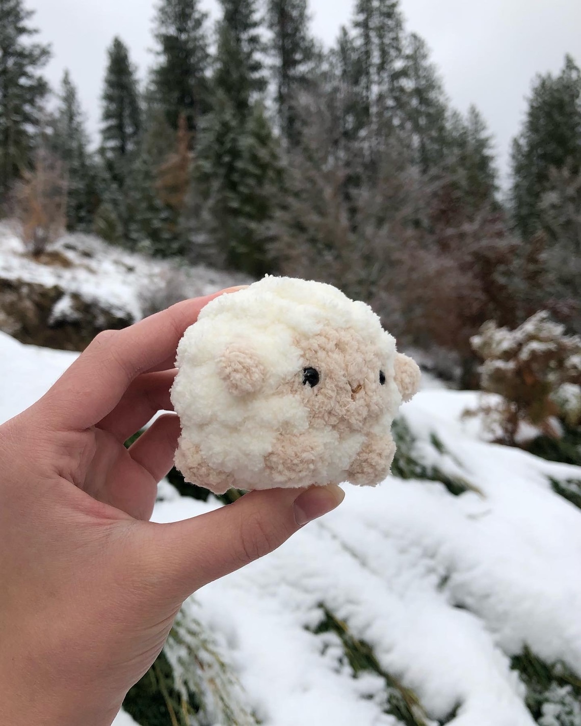 Crochet Sheep Puff Plushie PATTERN - Etsy