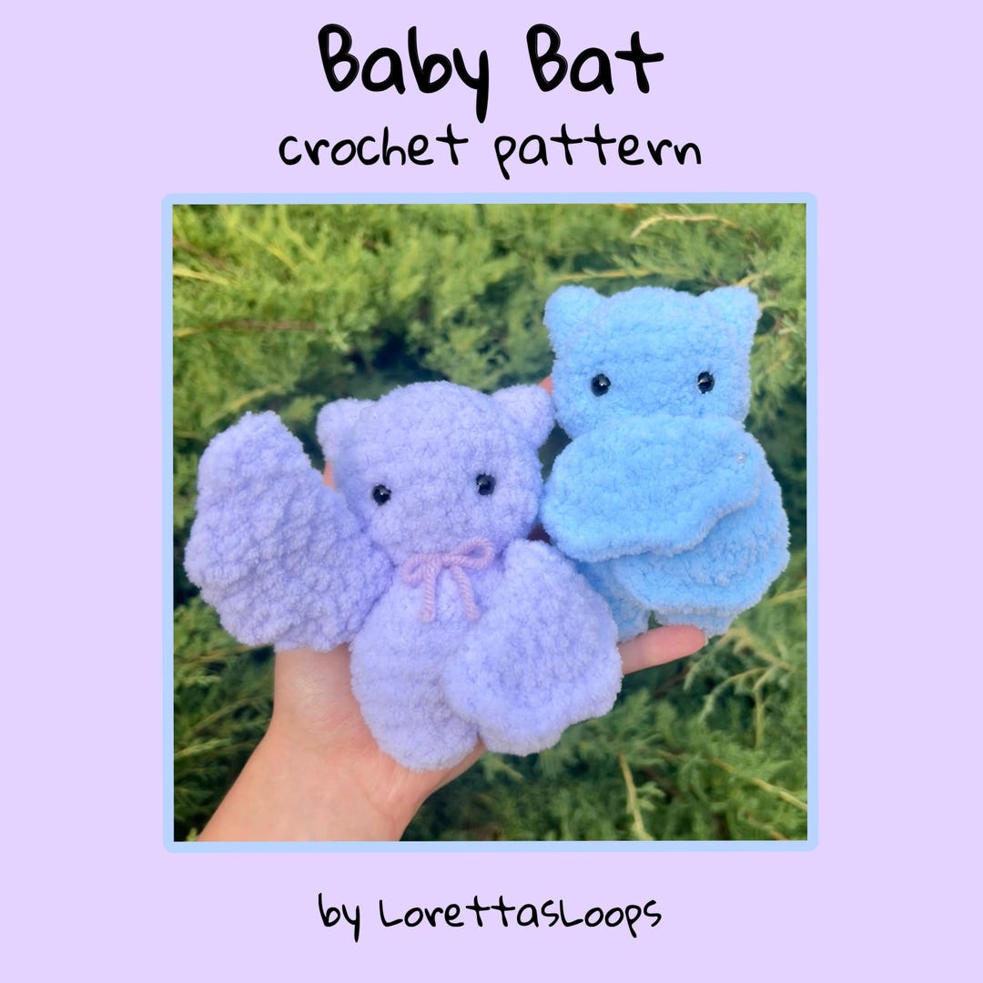 Crochet Baby Bat Pattern - Etsy