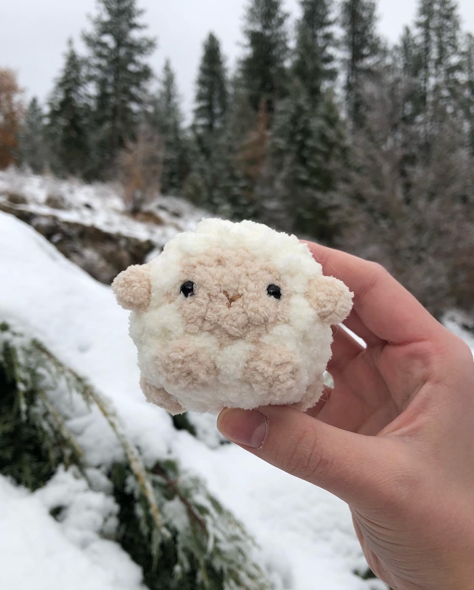 Crochet Sheep Puff Plushie PATTERN - Etsy