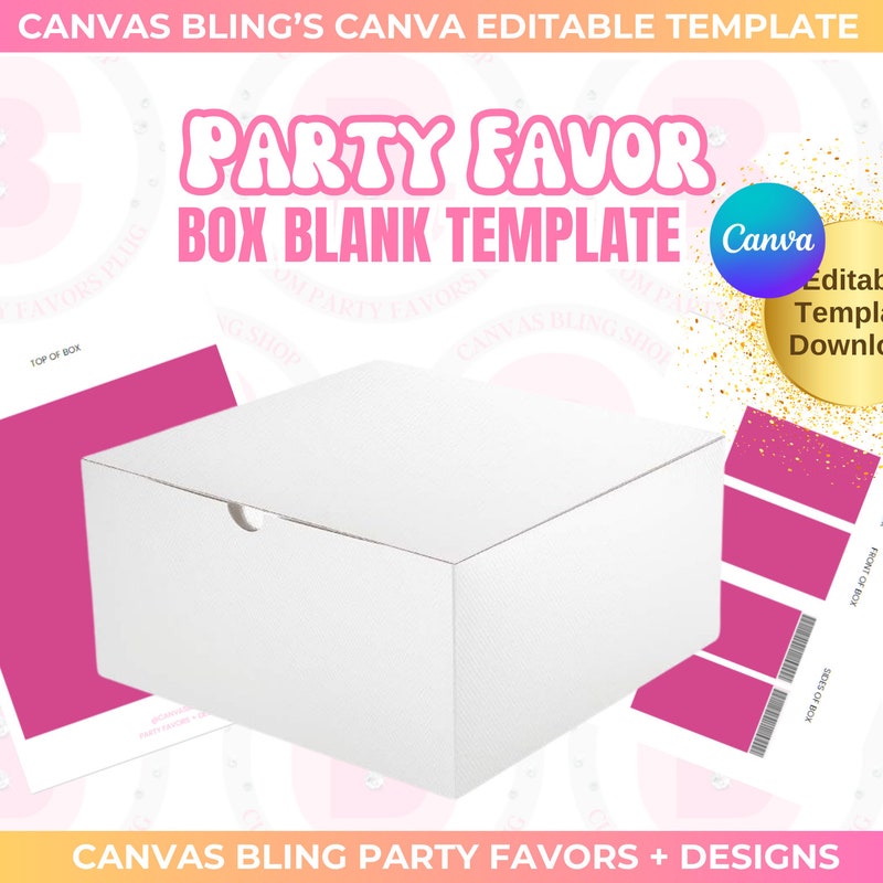 Party Favor Box - Etsy