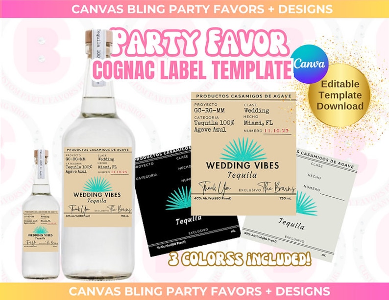 Liquor Bottle Labels, Liquor SVG Labels, Tequila Labels, Cognac Labels ...