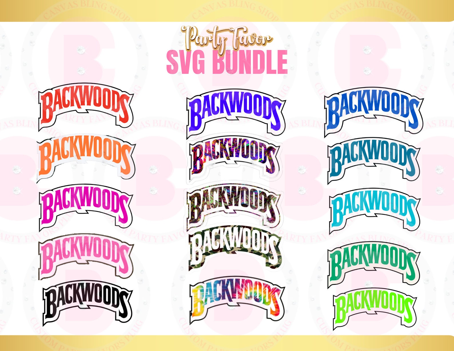 Backwoods Inspired Symbol SVG Bundle - Etsy