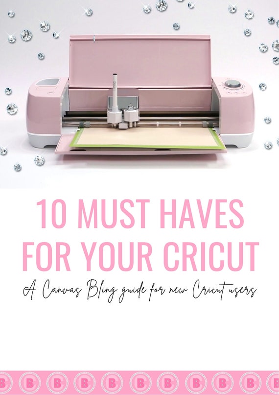 10 Must Haves for Your Cricut A Canvas Bling Guide | Etsy