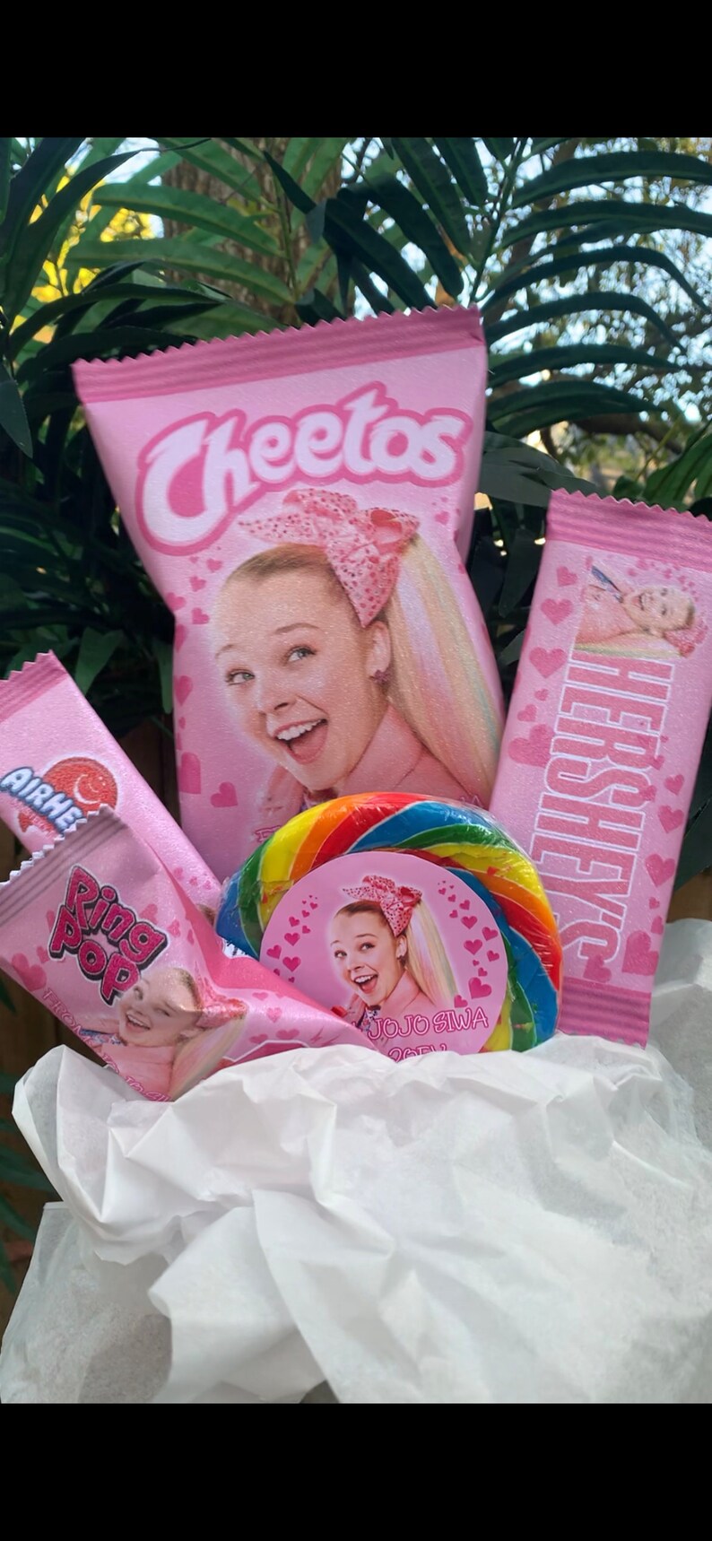 Pink Chip Bags, Custom Chip Bag, Party Favor Bags, Water Bottle Label ...