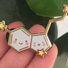 Mini Set of Star and Sparkle Hard Enamel Pins in Yellow Cute Dreamy ...
