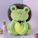 Cute Wizard Frog Plush | Original Character | Kawaii Gift for Kids ...