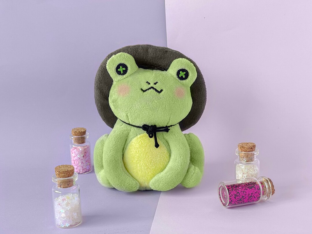 Cute Wizard Frog Plush | Original Character | Kawaii Gift for Kids ...