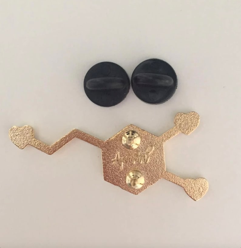 Dopamine Pin / Dopamine is Love Pastel Hard Enamel Pin / - Etsy