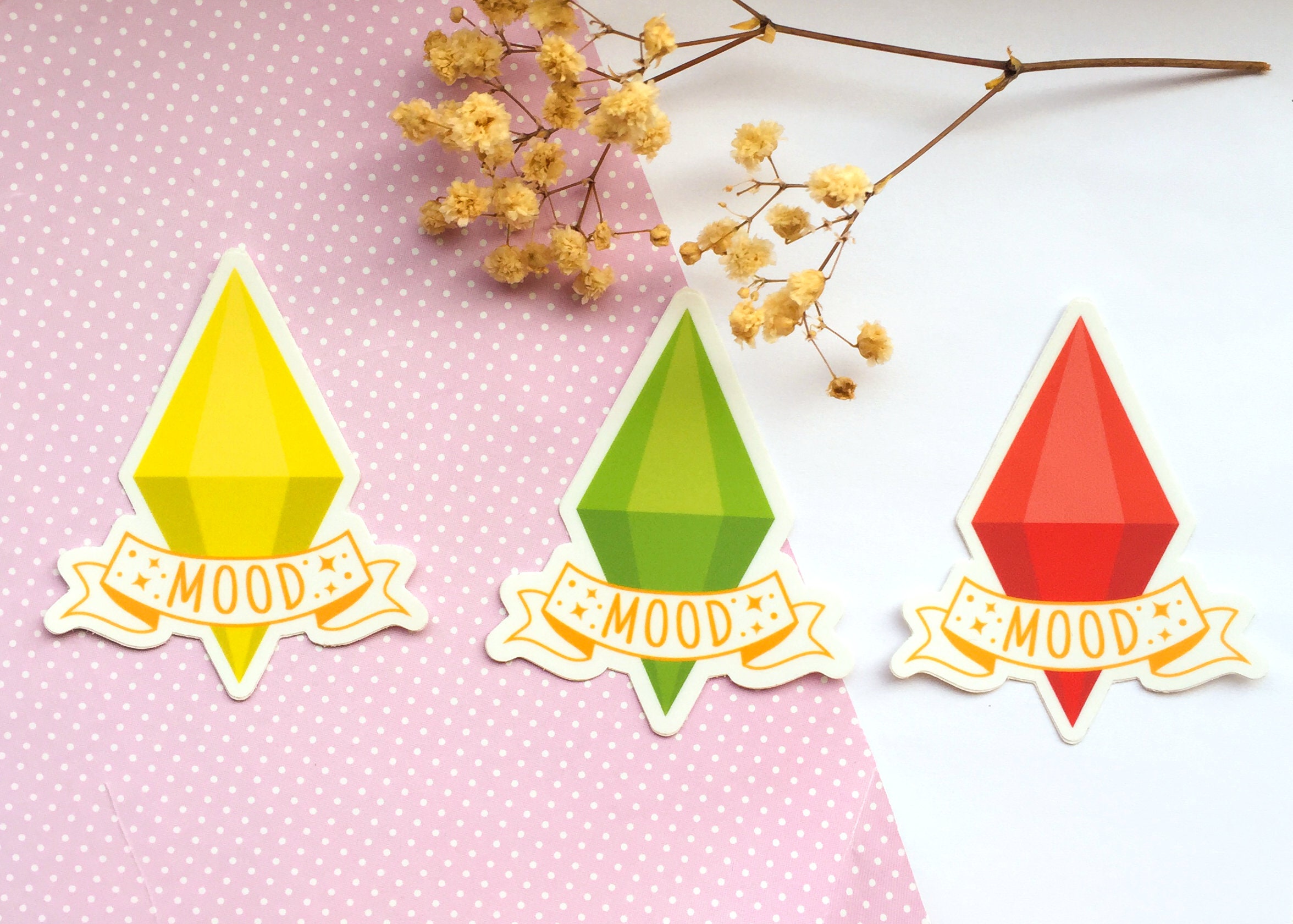 The Sims Sticker Set / Sticker Pack Normal and Holographic | Etsy