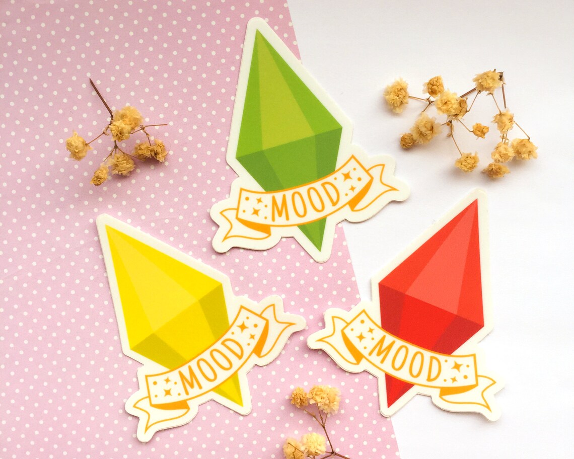 The Sims Sticker Set / Sticker Pack Normal and Holographic | Etsy
