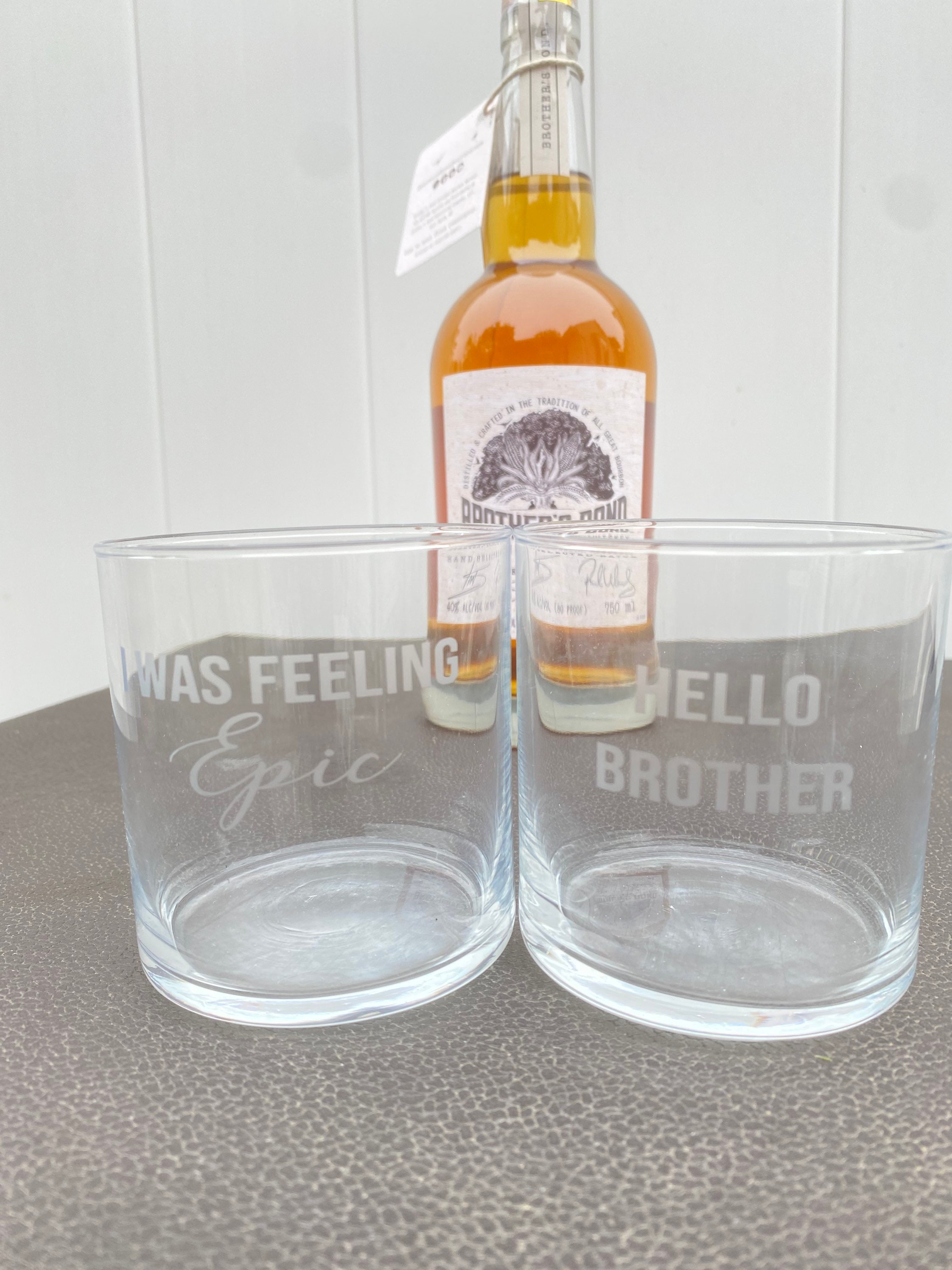 Vampire Diaries Inspired Bourbon Glasses L TVD Inspired Etched Whiskey ...