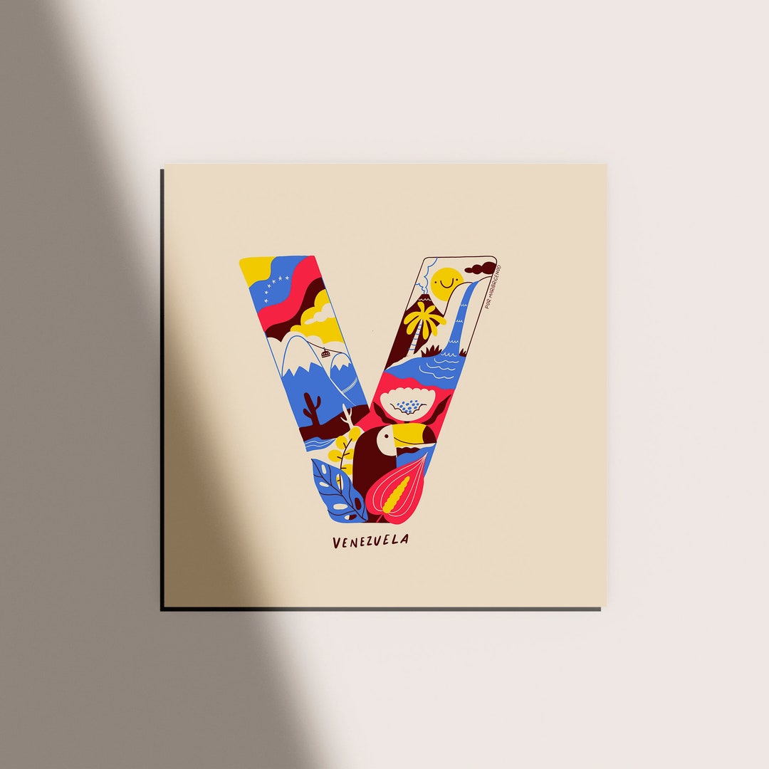 Venezuela Latino Print - Venezuela Print - Luis Silva Print - Alma ...