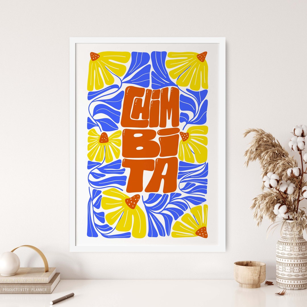 Colombia Poster 11x17 Inches, Bogota Print, Chimbita Print, Colombia ...