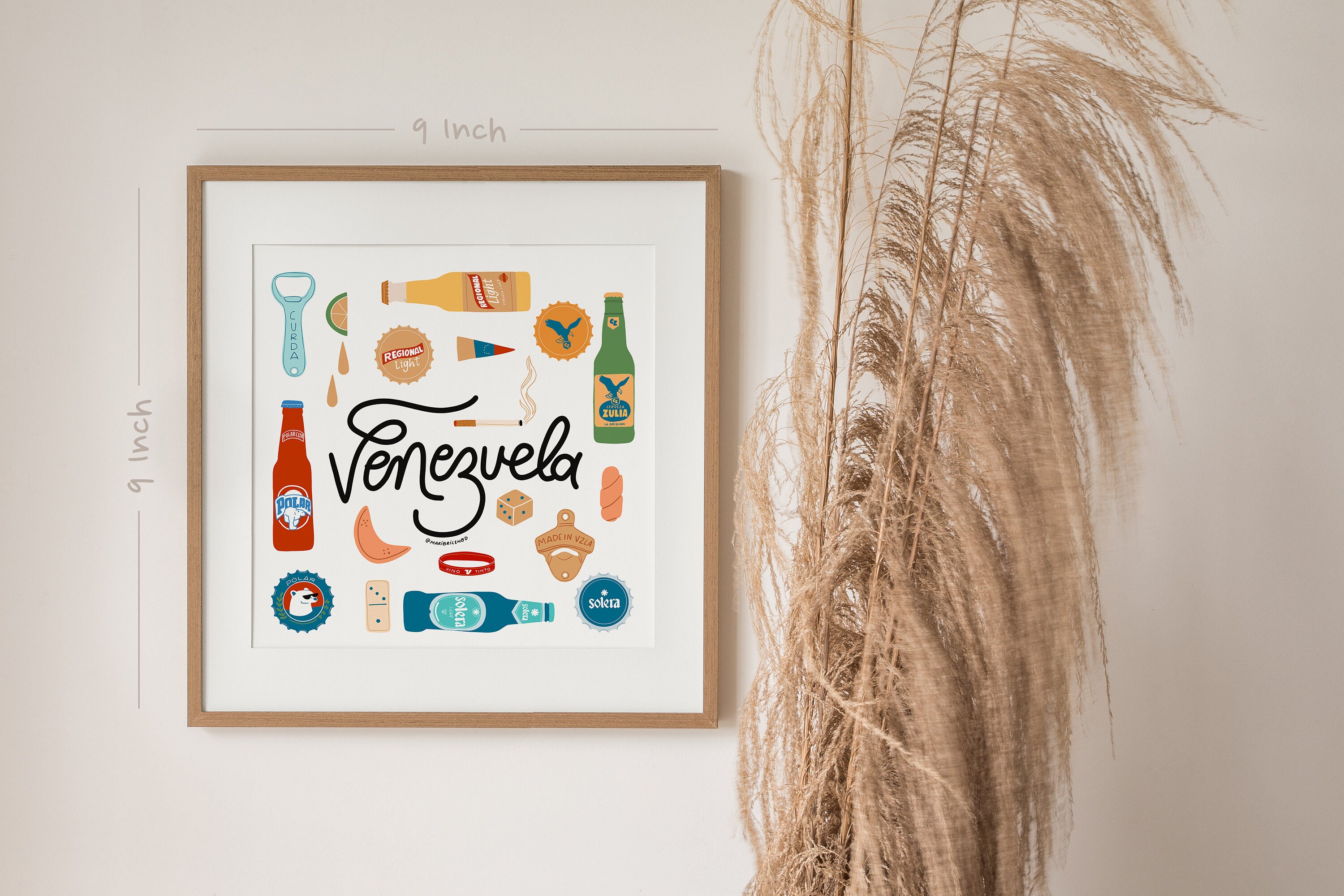 Venezuela Beer Polar Zulia Solera cerveza Poster | Etsy
