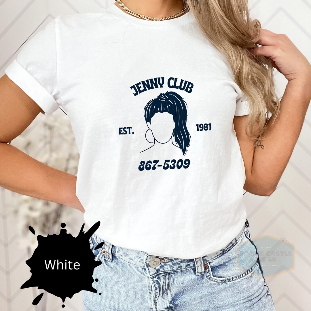 867-5309 Shirt Club Jenny Top Jenny Song Shirttommy Tutone Shirt 80's ...