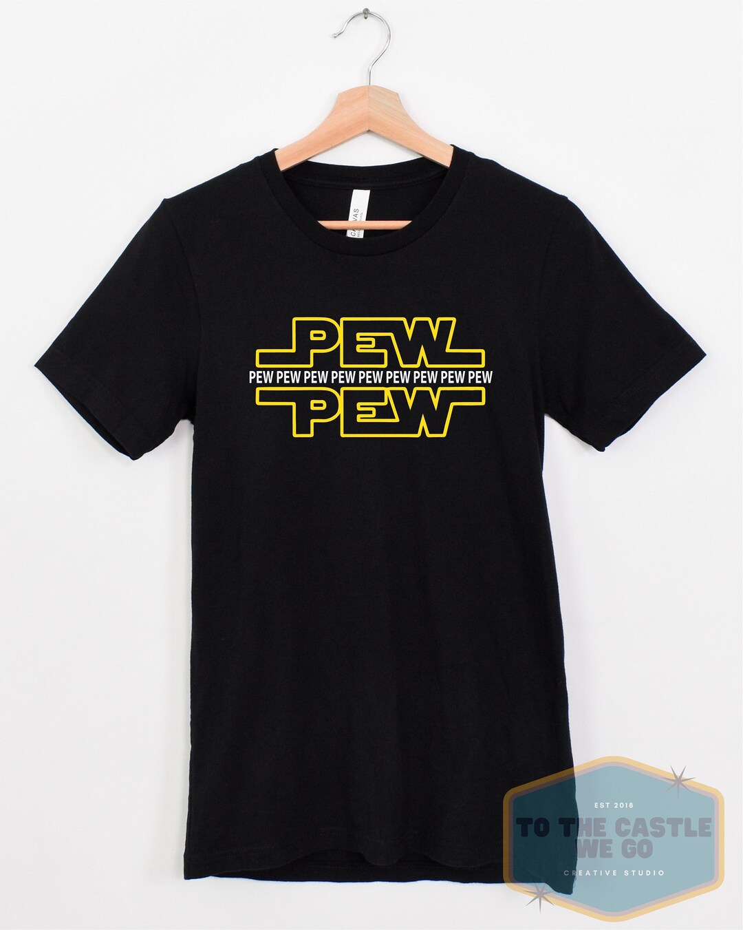 Pew Pew Pew Shirt | Star Wars Pew Tee | Disney Movie Shirt | Star Wars ...