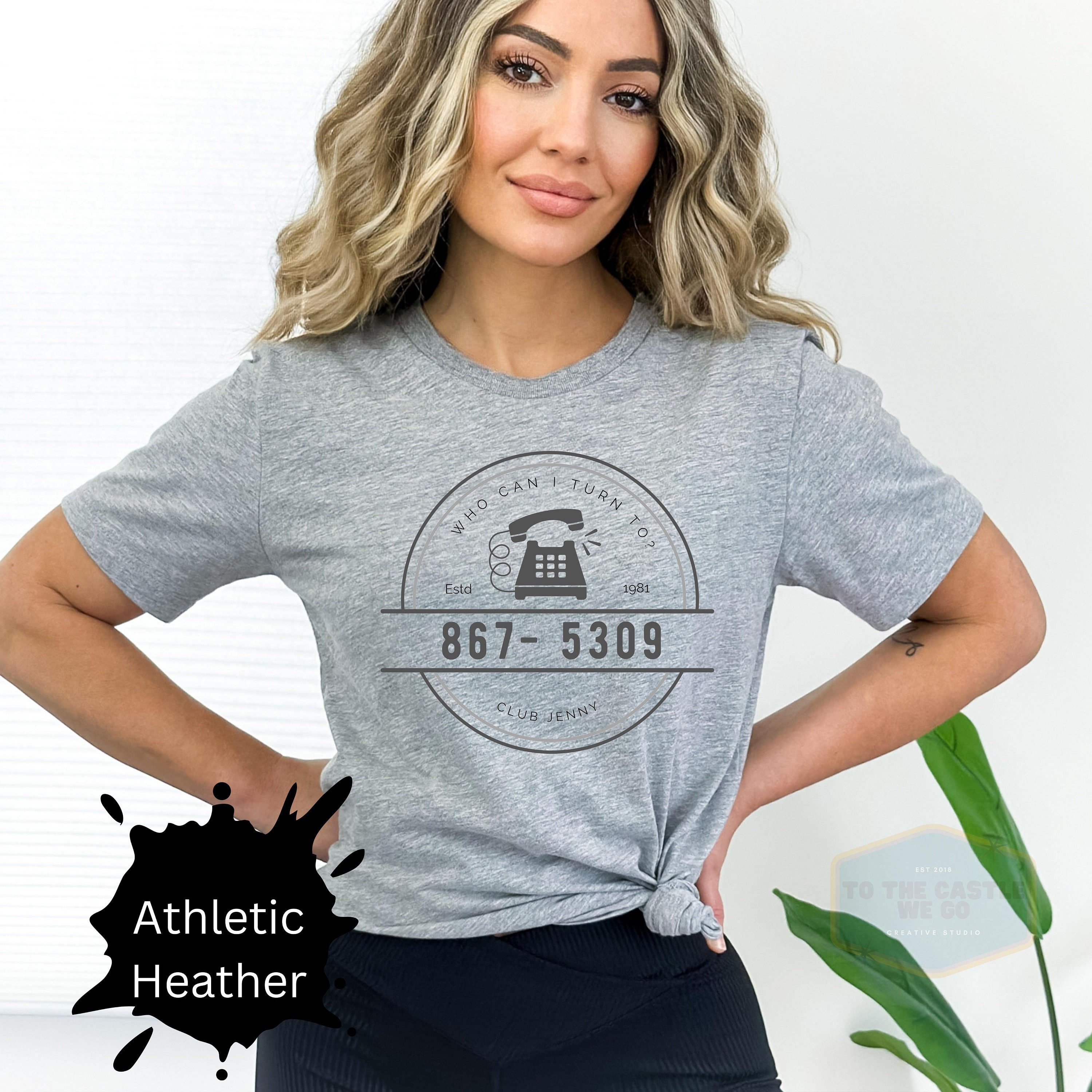 867-5309 Shirt Club Jenny Top Jenny Song Shirttommy Tutone Shirt 80's ...