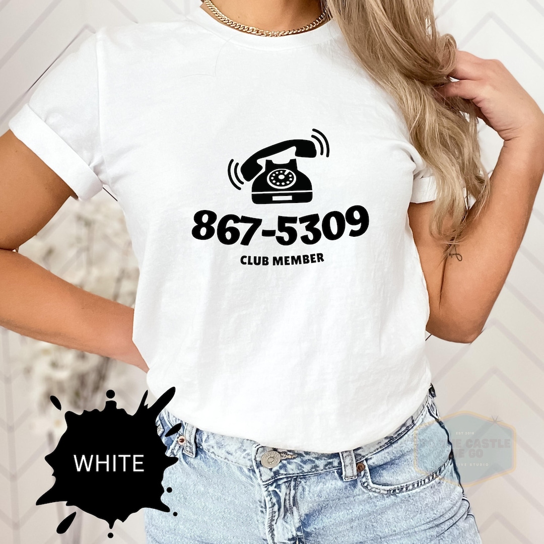 867-5309 Shirt | Club Jenny Top | Jenny Song Shirttommy Tutone Shirt ...