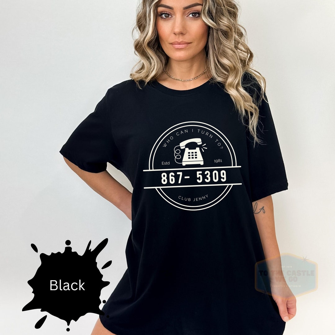 867-5309 Shirt | Club Jenny Top | Jenny Song Shirttommy Tutone Shirt ...