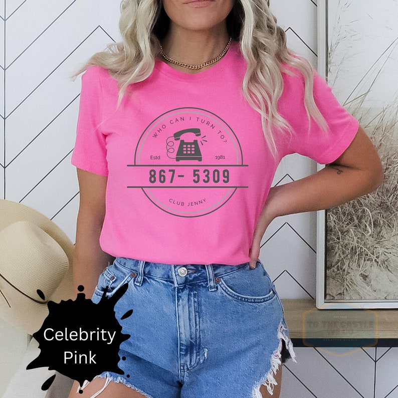 867-5309 Shirt | Club Jenny Top | Jenny Song Shirttommy Tutone Shirt ...