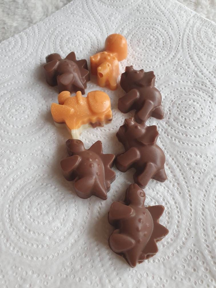 Handmade Chocolate DINOSAURS chocolate dinosaur gift for dino | Etsy