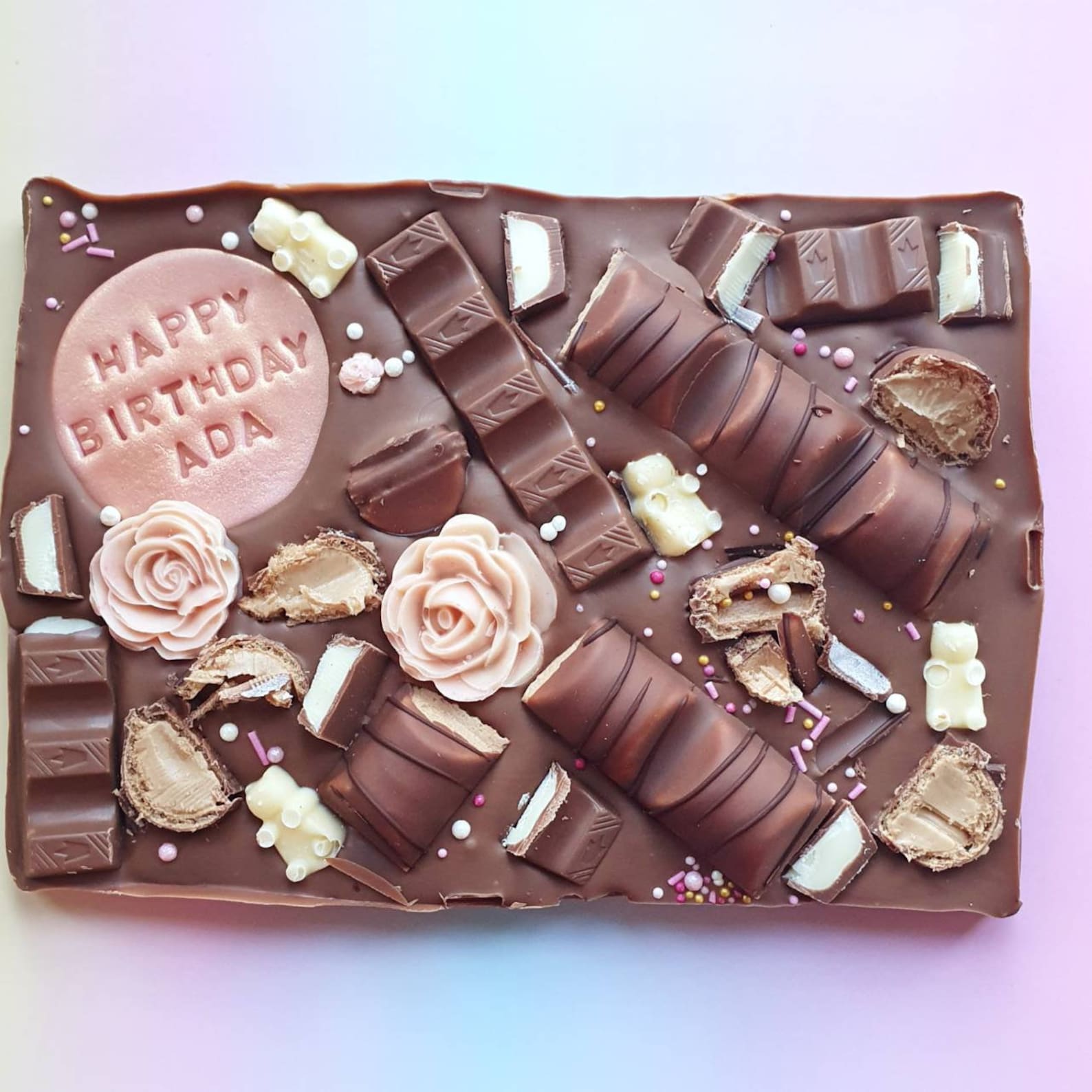 Personalised Birthday Chocolate With a Name a Favourite Treats ...