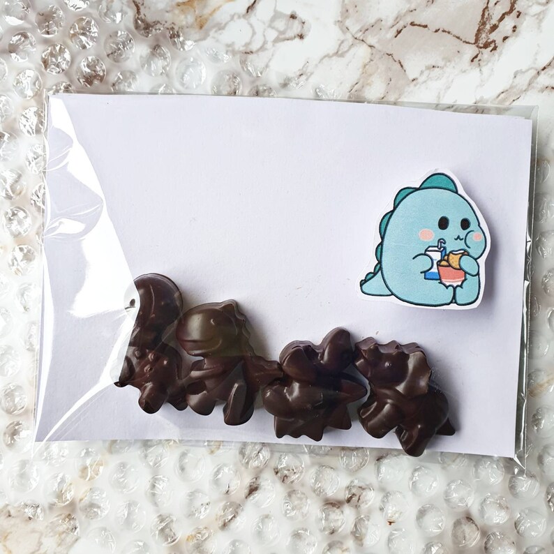 Chocolate DINOSAURS Party Favour Chocolate Gift for Kids. - Etsy UK