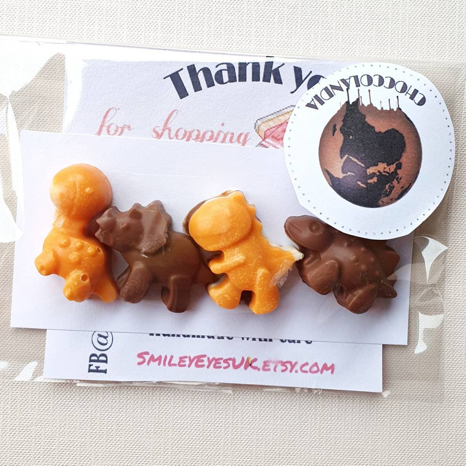 Chocolate DINOSAURS Party Favour Chocolate Gift for Kids. - Etsy UK