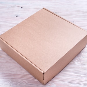 Lot of 13 Pcs 7x7x2 Inch Brown Kraft Carton Mailer Box With Cover ...