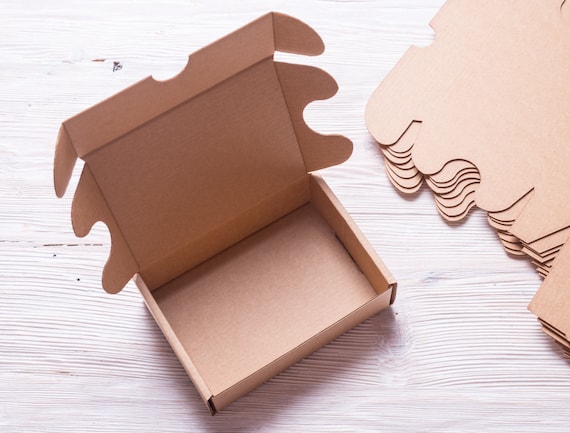 Lot of 15 Pcs 6x4 Inch Mini Kraft Carton Mailer Box With - Etsy