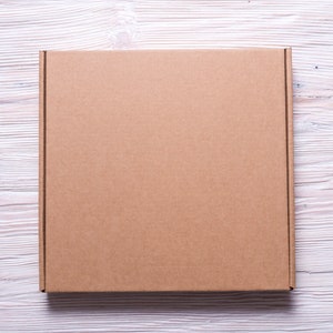 Lot of 8 Pcs 8x8 Inch Mini Kraft Carton Mailer Box With Cover, Folded ...