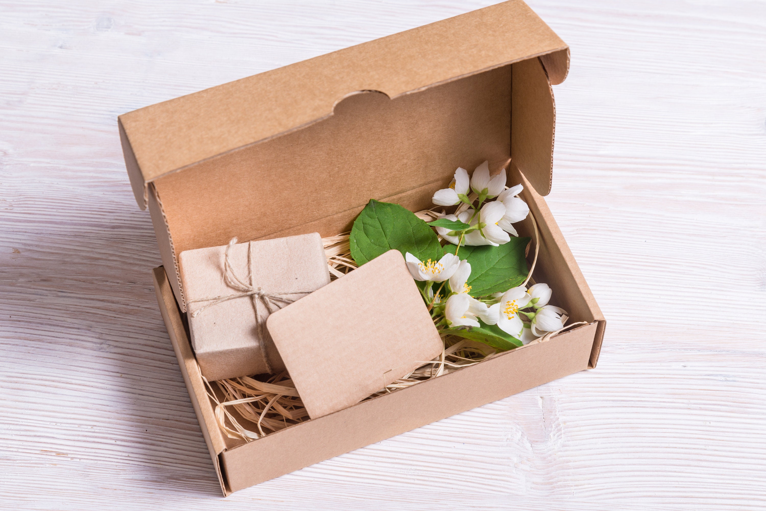Lot of 10 Pcs 7x4 Inch Kraft Carton Mailer Box With Cover, Folded Case ...