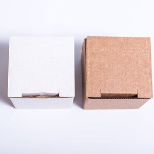 Lot of 40 Pcs 2 X 2 X 2 Inch Mini Brown Kraft Carton Box With Cover ...