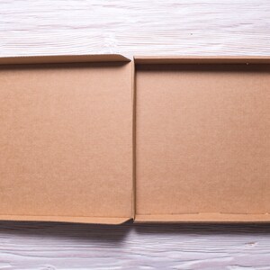 Lot of 8 Pcs 8x8 Inch Mini Kraft Carton Mailer Box With Cover, Folded ...