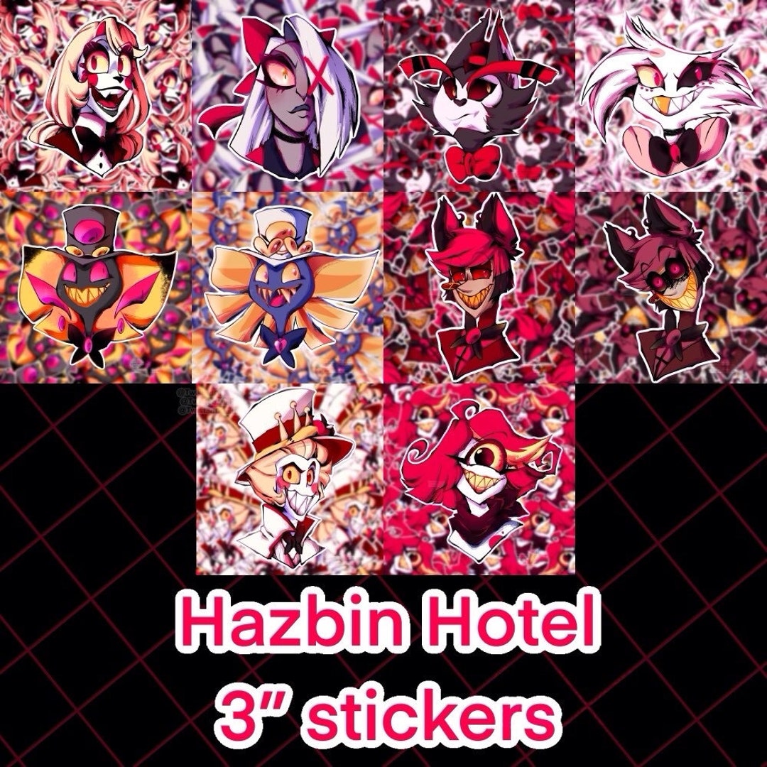 Hazbin Hotel Stickers - Etsy