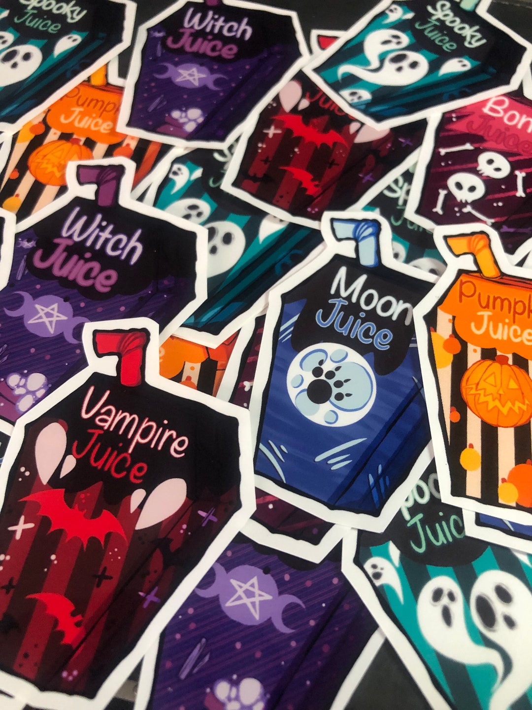 Spooky Juice Stickers - Etsy