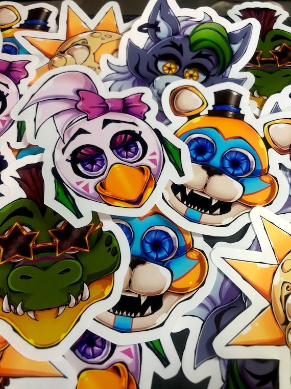 FNAF SB Sticker Set - Etsy