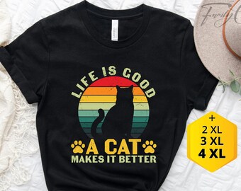 Life is Good Cat | Etsy