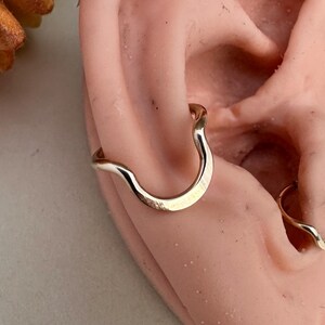 U Conch Ring - Conch Earring - Conch Hoop - Conch Piercing - Conch ...
