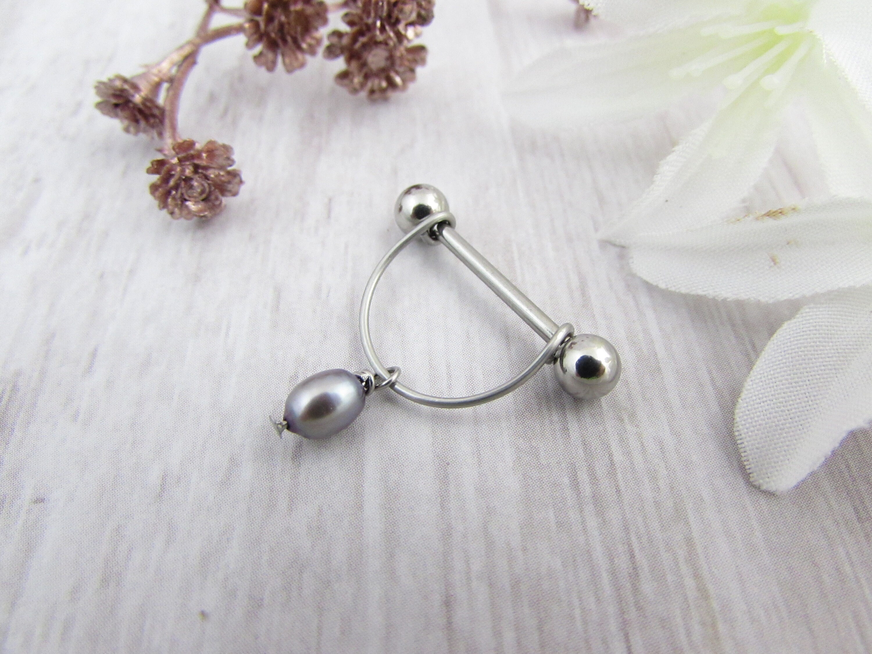 Pearl nipple barbell store