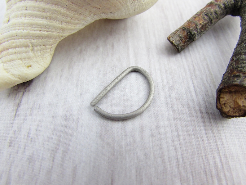 Titanium D Ring Seamless Ring Titanium Endless Hoop 14g 16g - Etsy