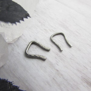 Niobium Pinched Staple Septum Retainer - Nickel Free Staple Retainer ...